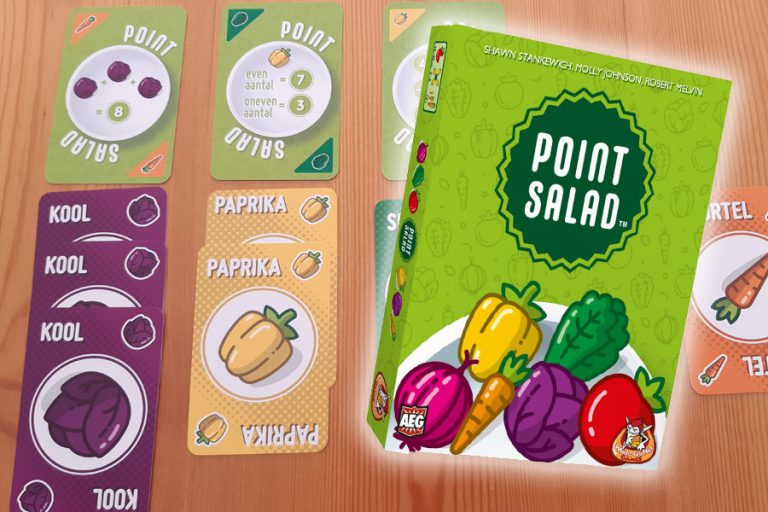 Point Salad kaartspel review: maak de beste salade! - Bordspeltijd